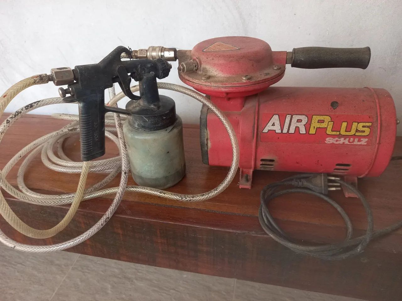 Compressor de ar Schulz Air Plus + Pistola de pintura - Ferramentas de ...