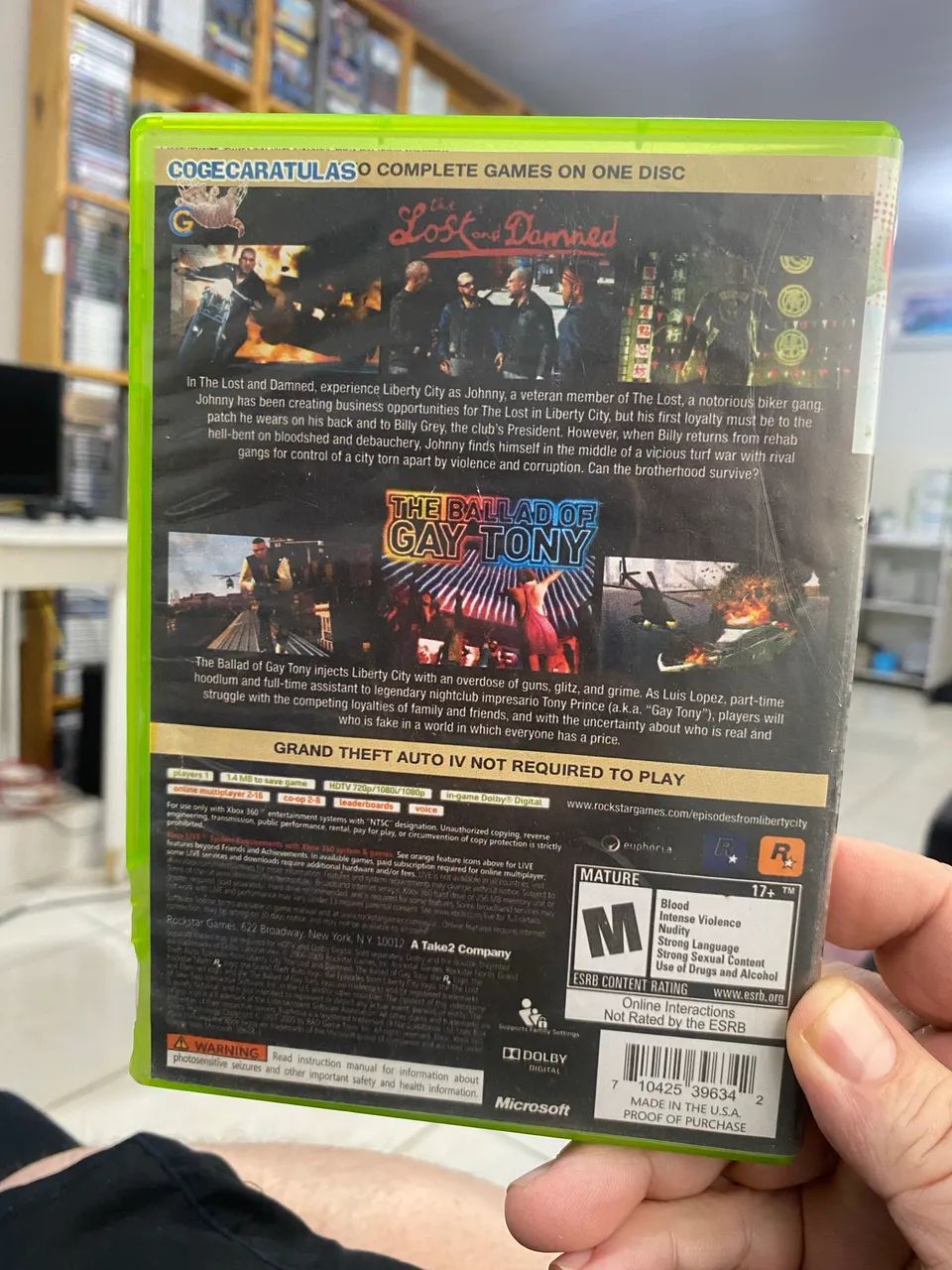 Gta Episodes Liberty City X Box 360 - Jogos de Vídeo Game - Atuba ...