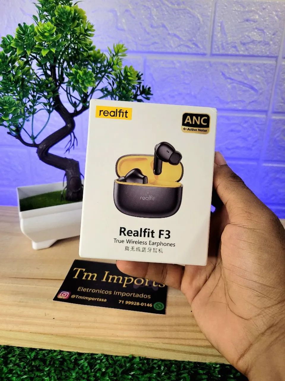 Fone de Ouvido Realfit F3 - True Wireless - Fones de Ouvido - Rio ...