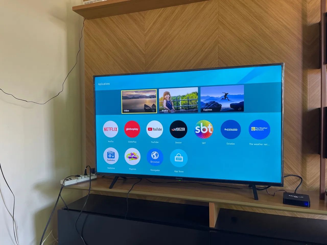 "smart tv panasonic 50" no Brasil