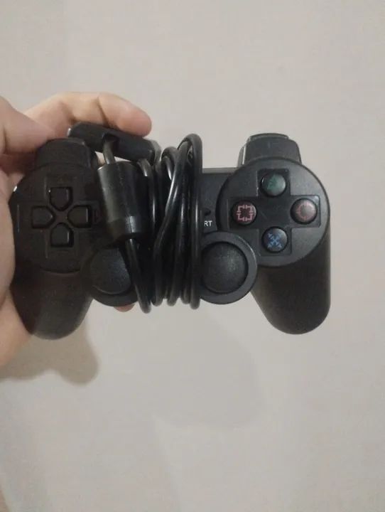 Controle PS2 Preto - Usado - Peças e Acessórios de Vídeo Game - José de ...