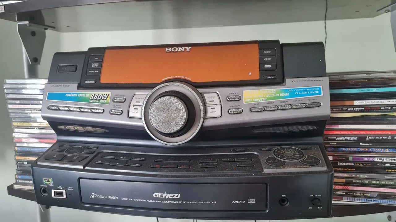 Som Sony com DVD Player e 3 Discos - DVD, Blu-Ray e Vídeo Cassete ...