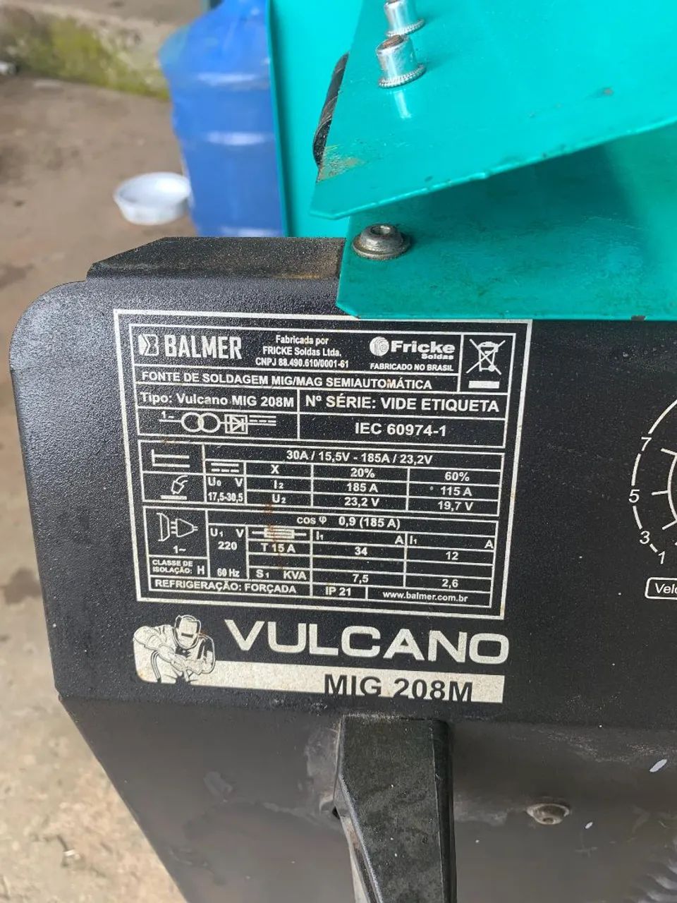 Máquina de solda mig balmer - Peças para tratores e máquinas - Nova ...