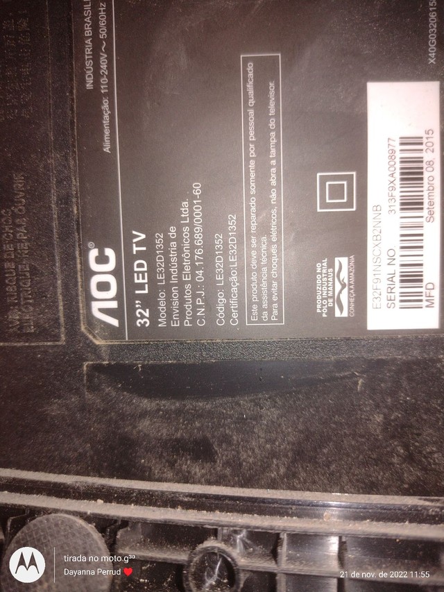 Tv aoc 22 polegadas | +98 anúncios na OLX Brasil