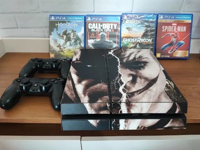 "console ps4 com 2 controles" no Brasil