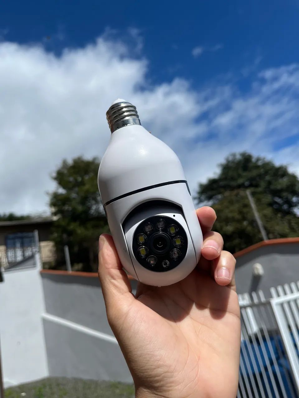 Câmera de Segurança Yoosee 360° Wi-Fi Infravermelho - Câmeras e ...