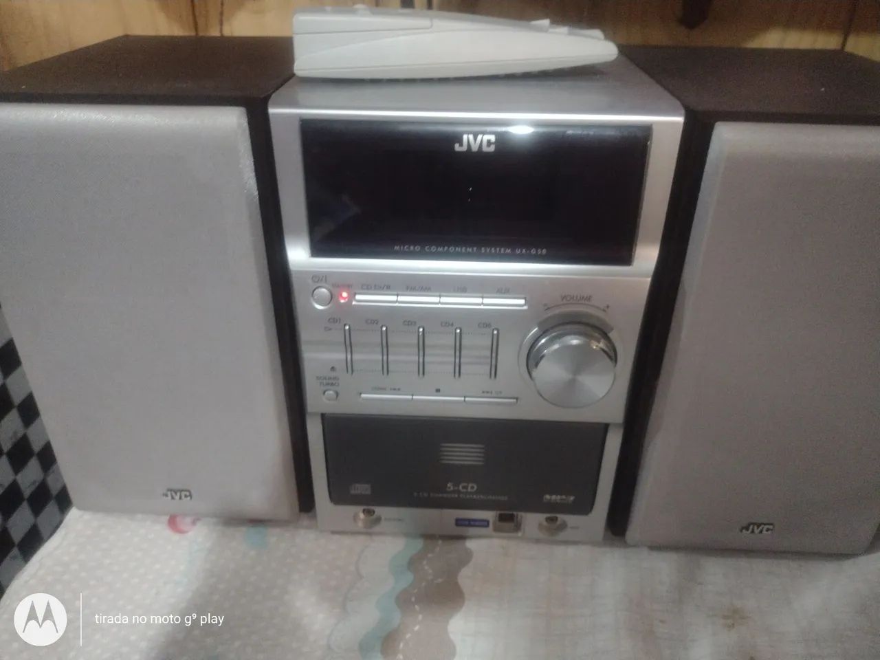 Mini System JVC UX-G50 - CD Player e Rádio FM - Aparelhos de Som ...
