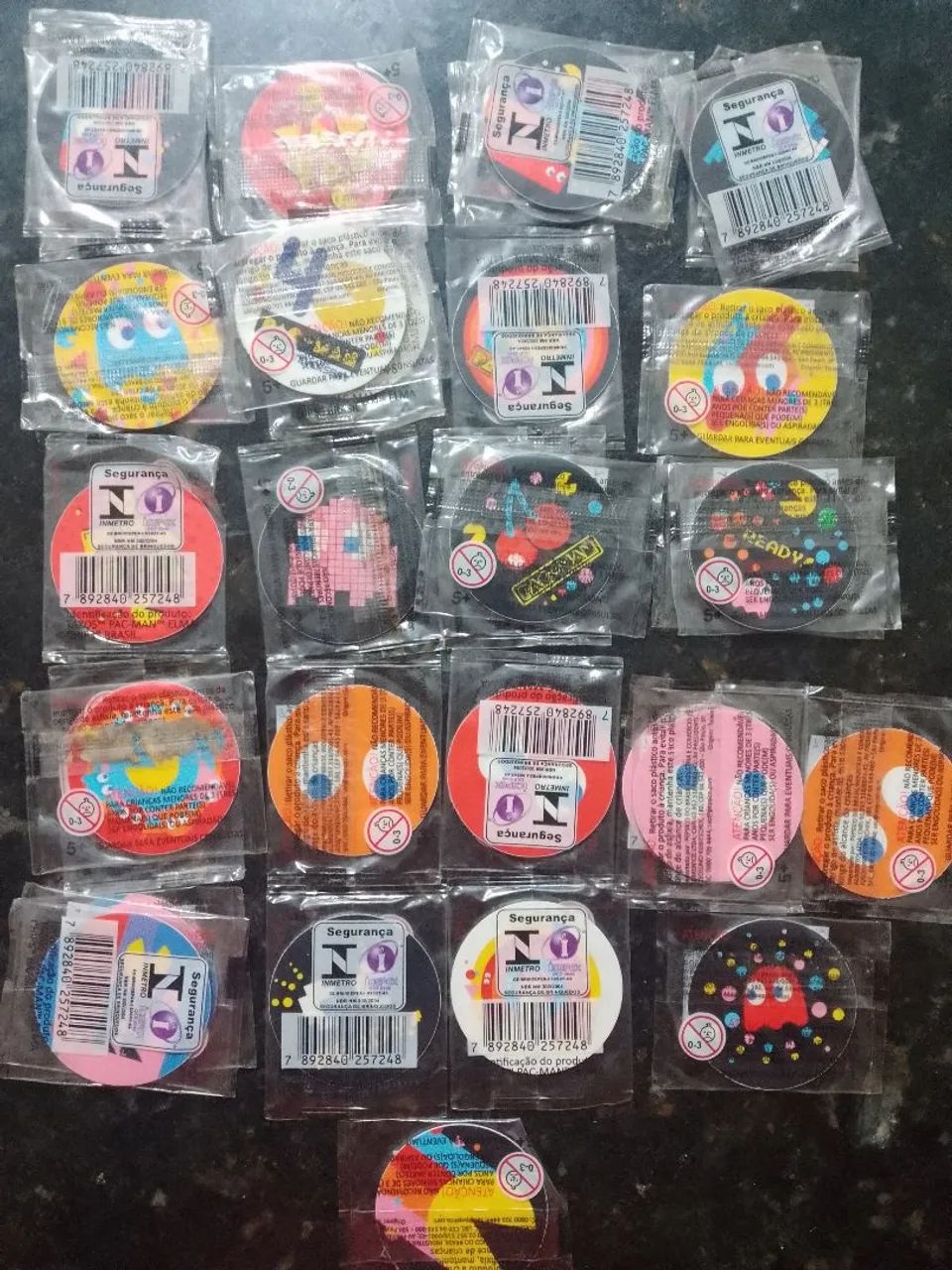Tazos Pac-Man Lacrados - Brinquedos e Jogos - Santa Isabel, São Gonçalo ...