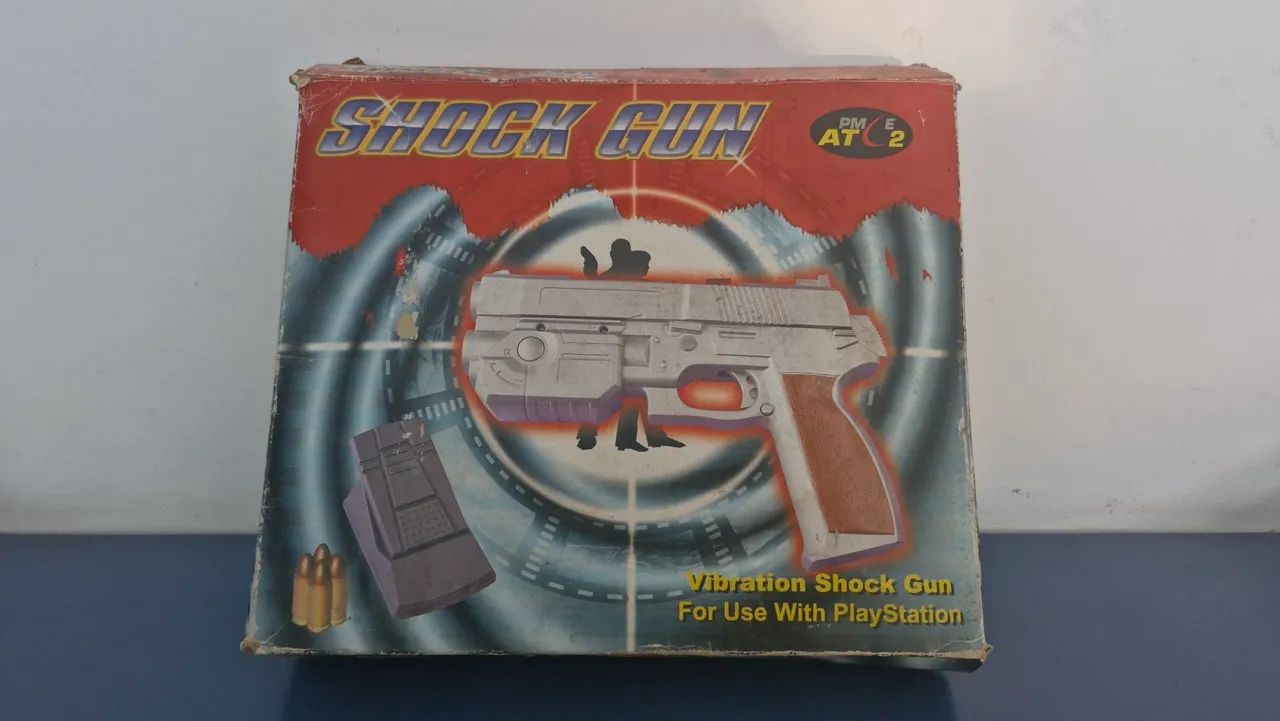 Pistola Shock Gun para Playstation 1 - Peças e Acessórios de Vídeo Game ...