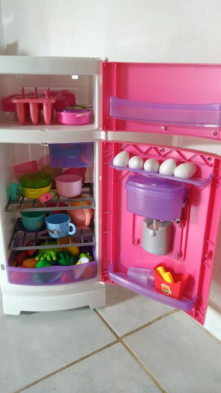 Geladeira brinquedo bem conservado - Geladeiras e Freezers - Lagoa da ...