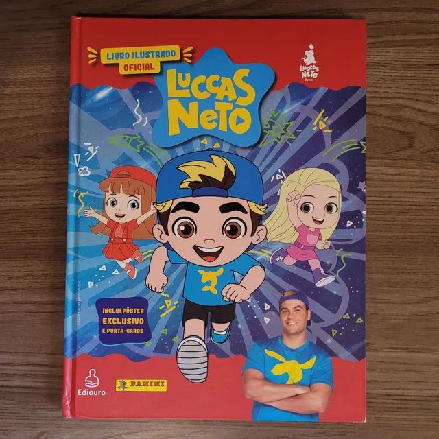Livro Ilustrado / Álbum de Figurinhas Oficial Luccas Neto - Panini ...