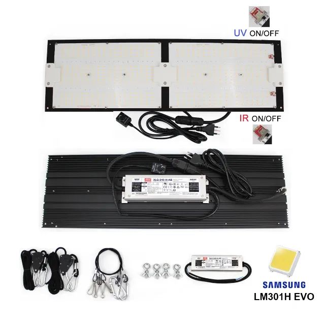 Led Grow Quantum Board Samsung LM301H EVO 240w Full Spectrum Driver ...