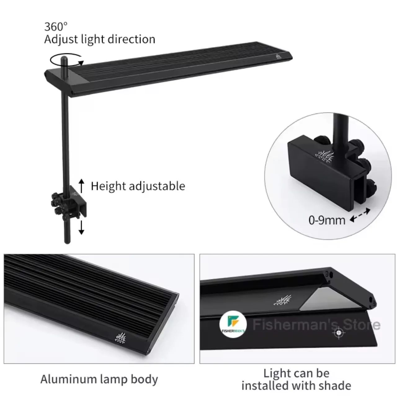 Luminária para Aquário Week Aqua S400 Pro com Shade na Caixa ...