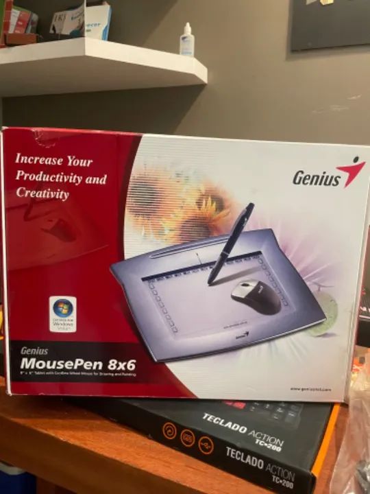 Mesa digitalizadora Genius Mousepen 8x6 100% nova na caixa sem uso ...