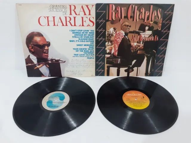 Discos do Ray Charles - O Gênio do Blues - 7 LP´s dos melhores sucessos ...