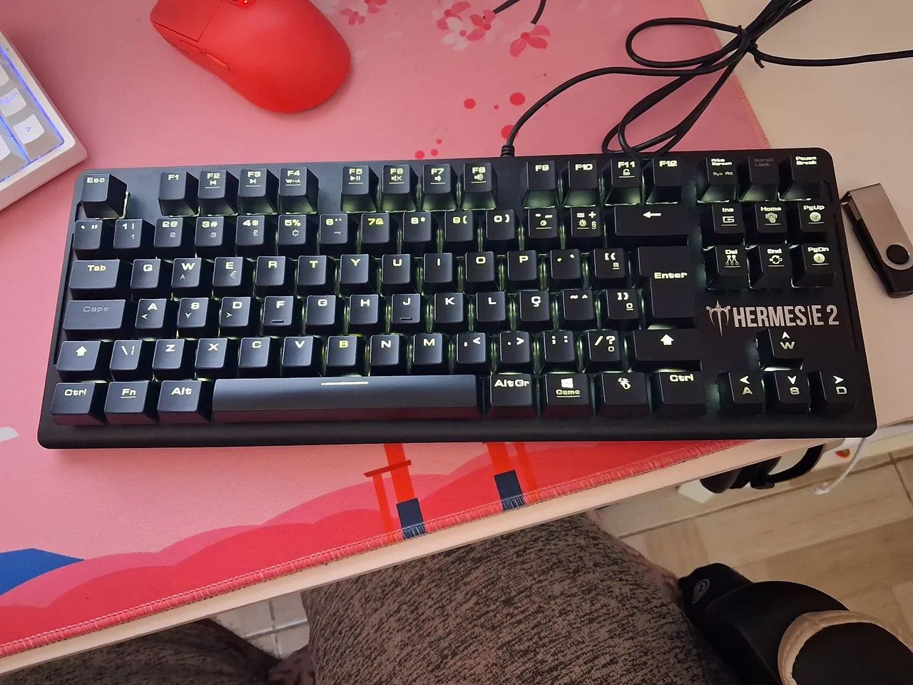 Teclado Mecânico Gamer Gamdias Hermes E2 - Switch Marrom - Periféricos e Acessórios de ...