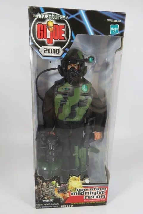 COLECIONISMO - BONECO GI JOE OPERATION MIDNIGHT RECON - Escala Falcon ...