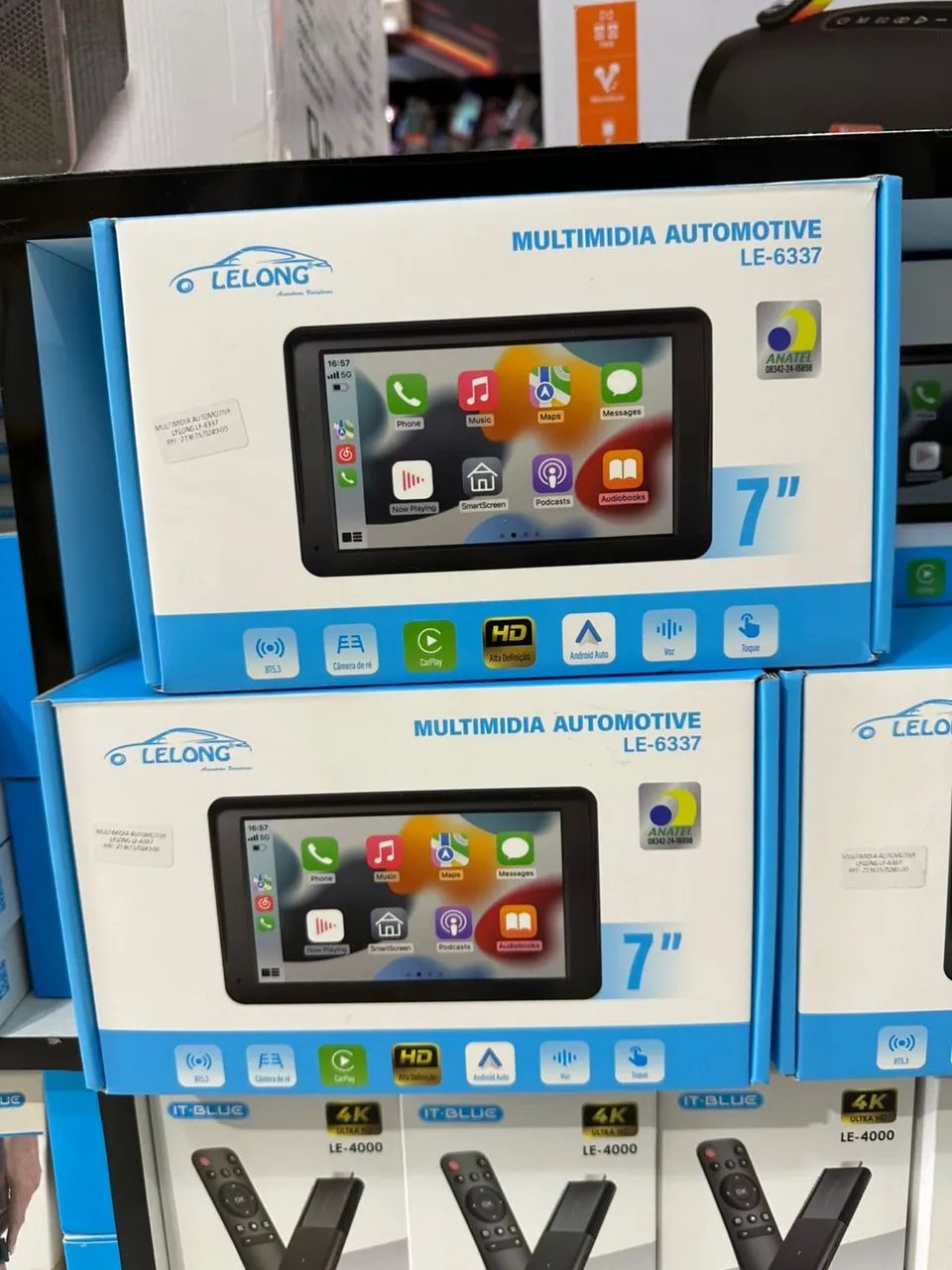 Tela multimídia Car play e Android auto - TVs - Memorare, Teresina ...