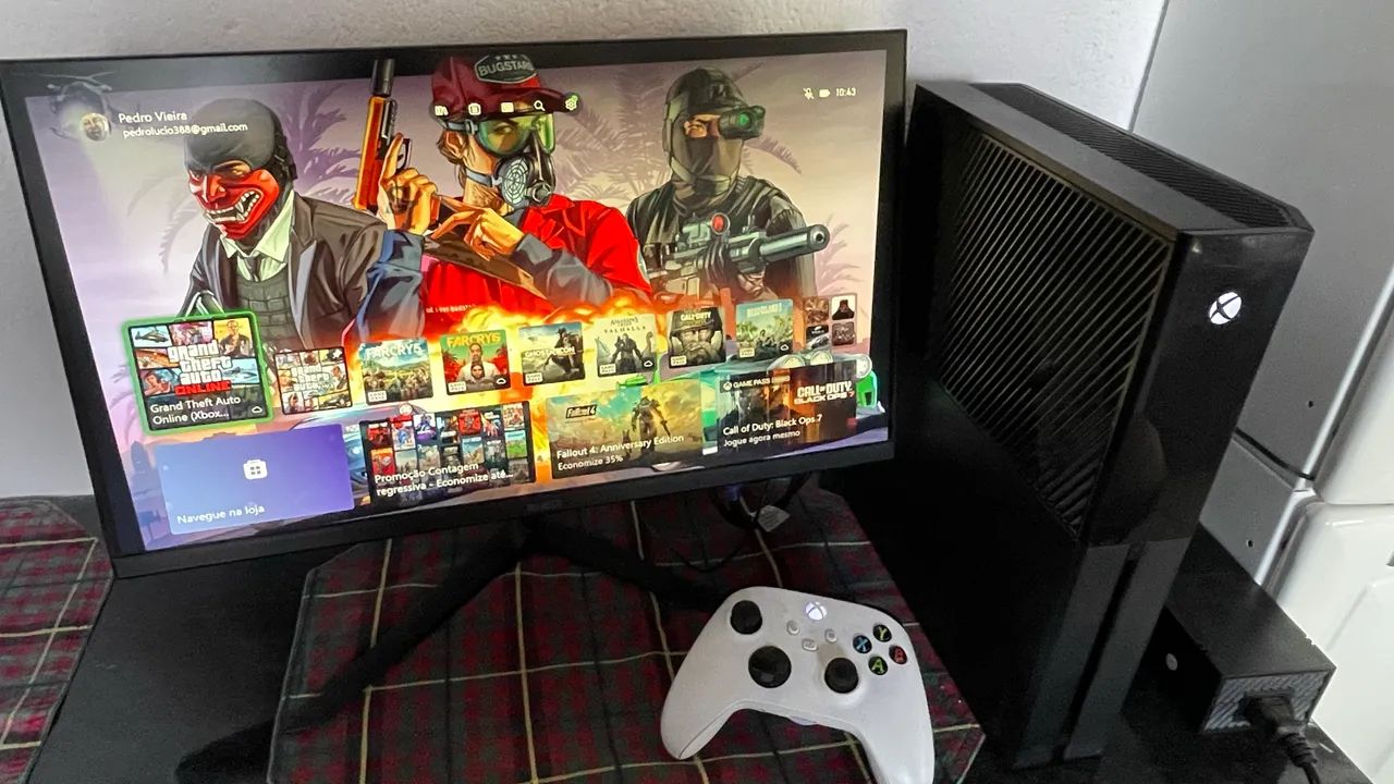 Xbox One + Monitor Gamer + 1 mês de GP Premium - Consoles de Vídeo Game ...