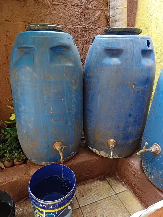 Barril para água 200 Litros cada . Tanque ou caixa d'água - Utensílios ...