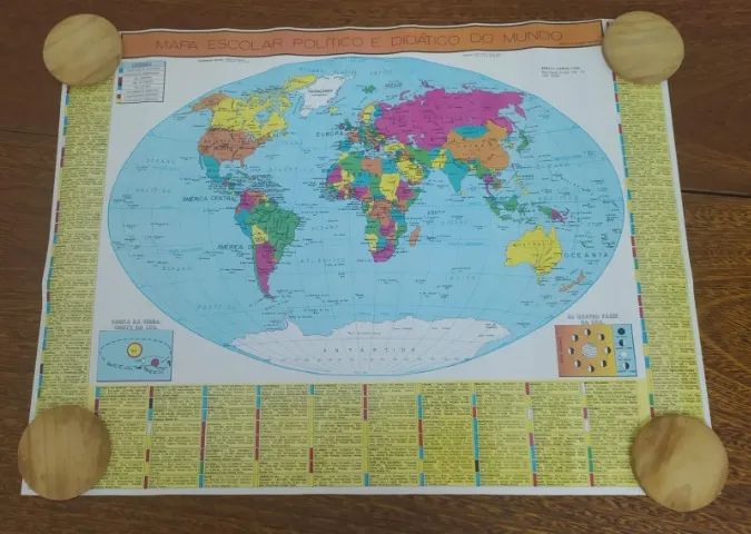 Mapa Político Dos Anos 1990 - Periféricos e Acessórios de Computador ...