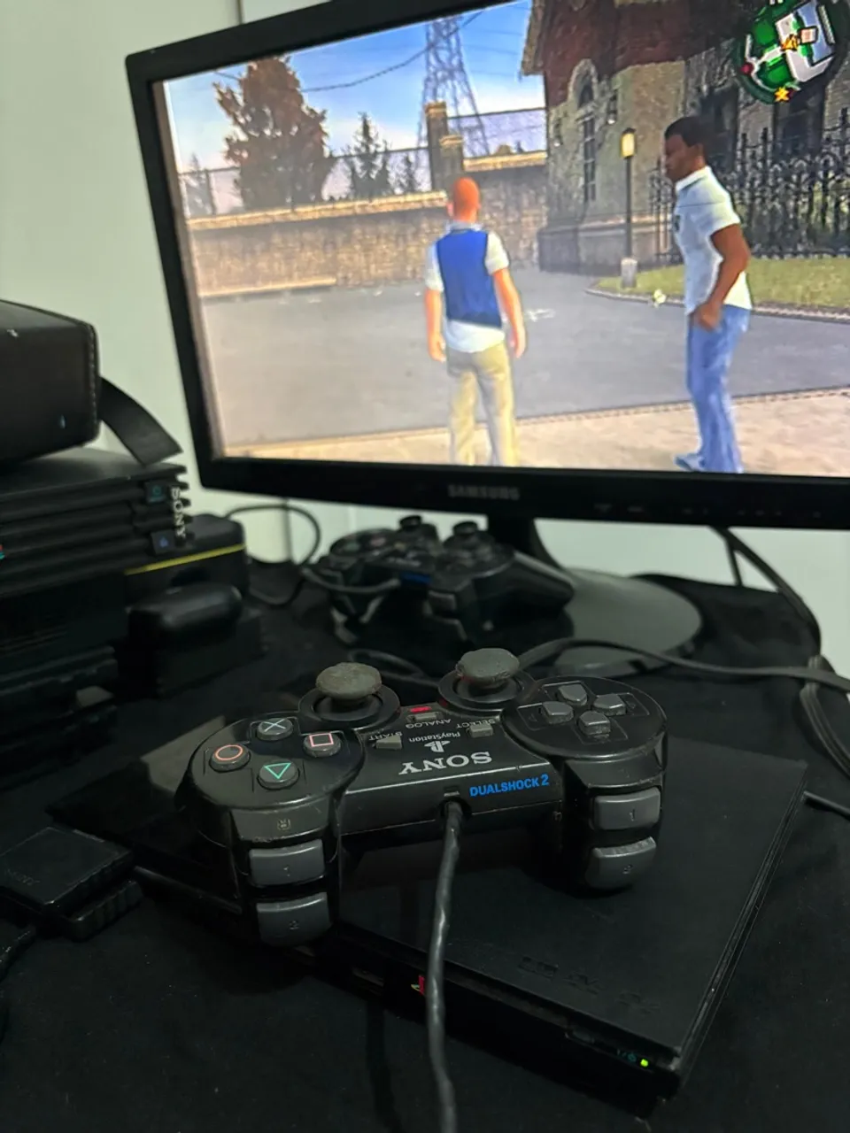 "controles de ps2 original" - Consoles de Vídeo Game no Brasil