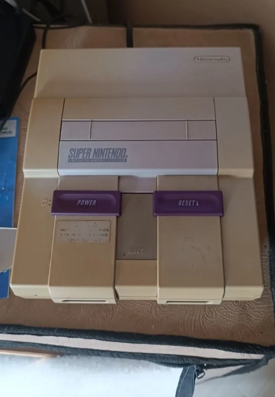 "super nintendo original" no Brasil