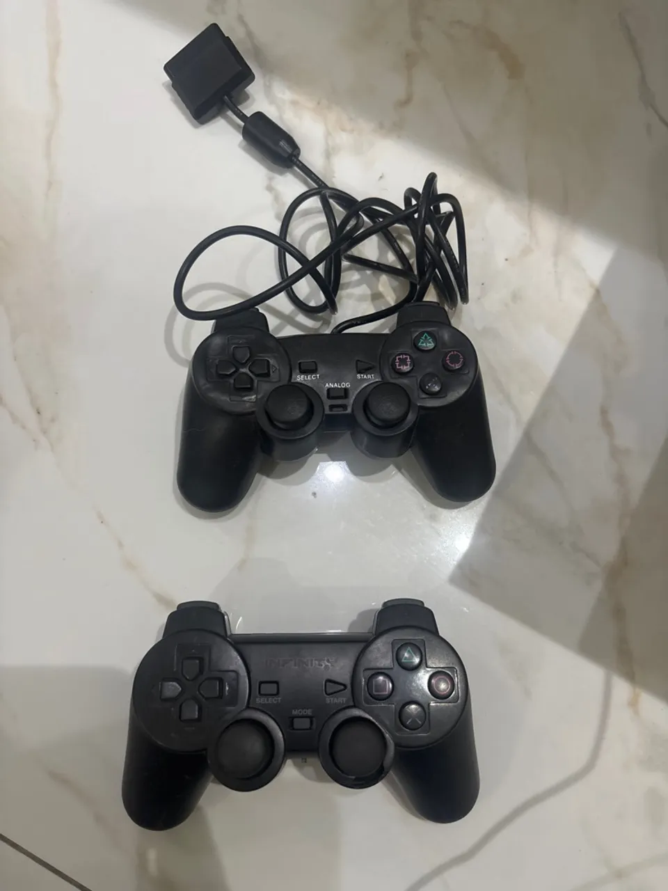 "controles de ps2 original" - Consoles de Vídeo Game no Brasil