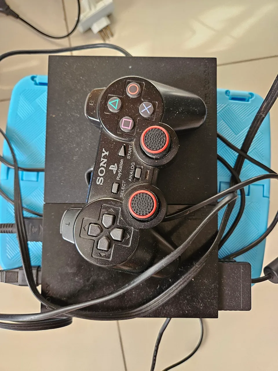 "controles de ps2 original" - Consoles de Vídeo Game no Brasil