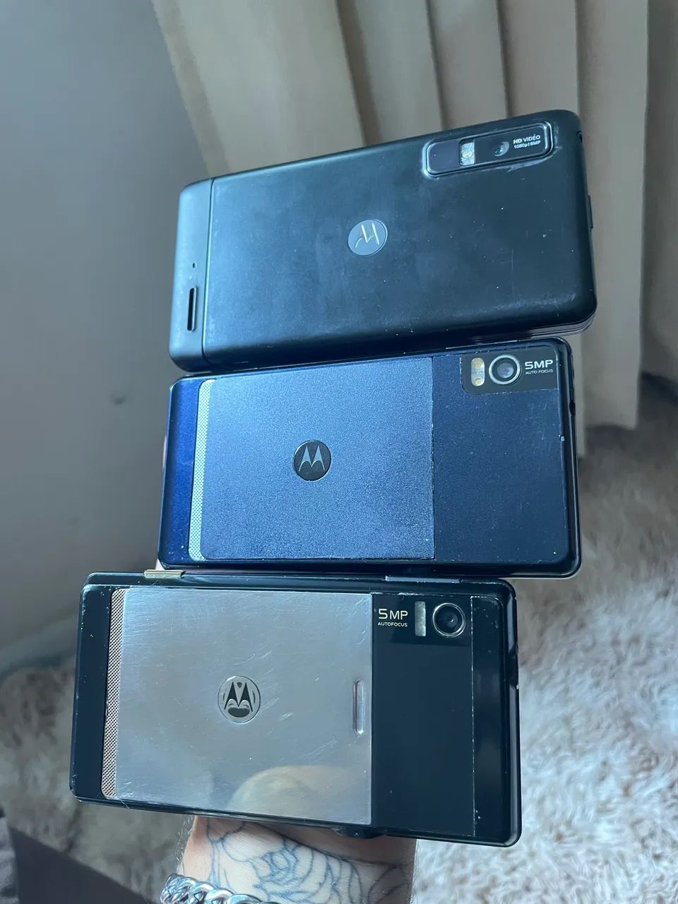 Colecao Motorola Milestone 1,2 e 3 - Hobbies e coleções - Conjunto ...