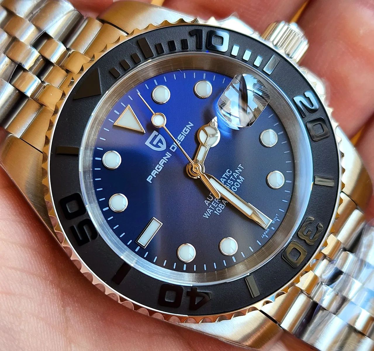 Relógio Pagani Design tipo Rolex Yacht Master 1651 Jubileu - Acessórios ...