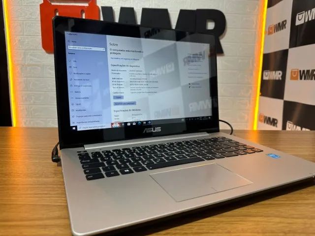Notebook Asus Toque na Tela i7 12gb de Ram SSD 480gb (Com nota fiscal ...
