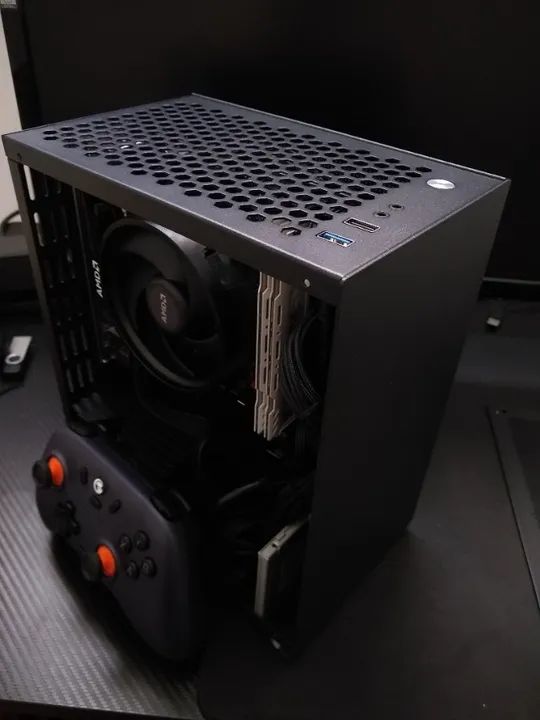 Kit Mini ITX X370 + 16GB DDR4 + 2200G + Gabinete T40 + SSD 240GB LEIA ...