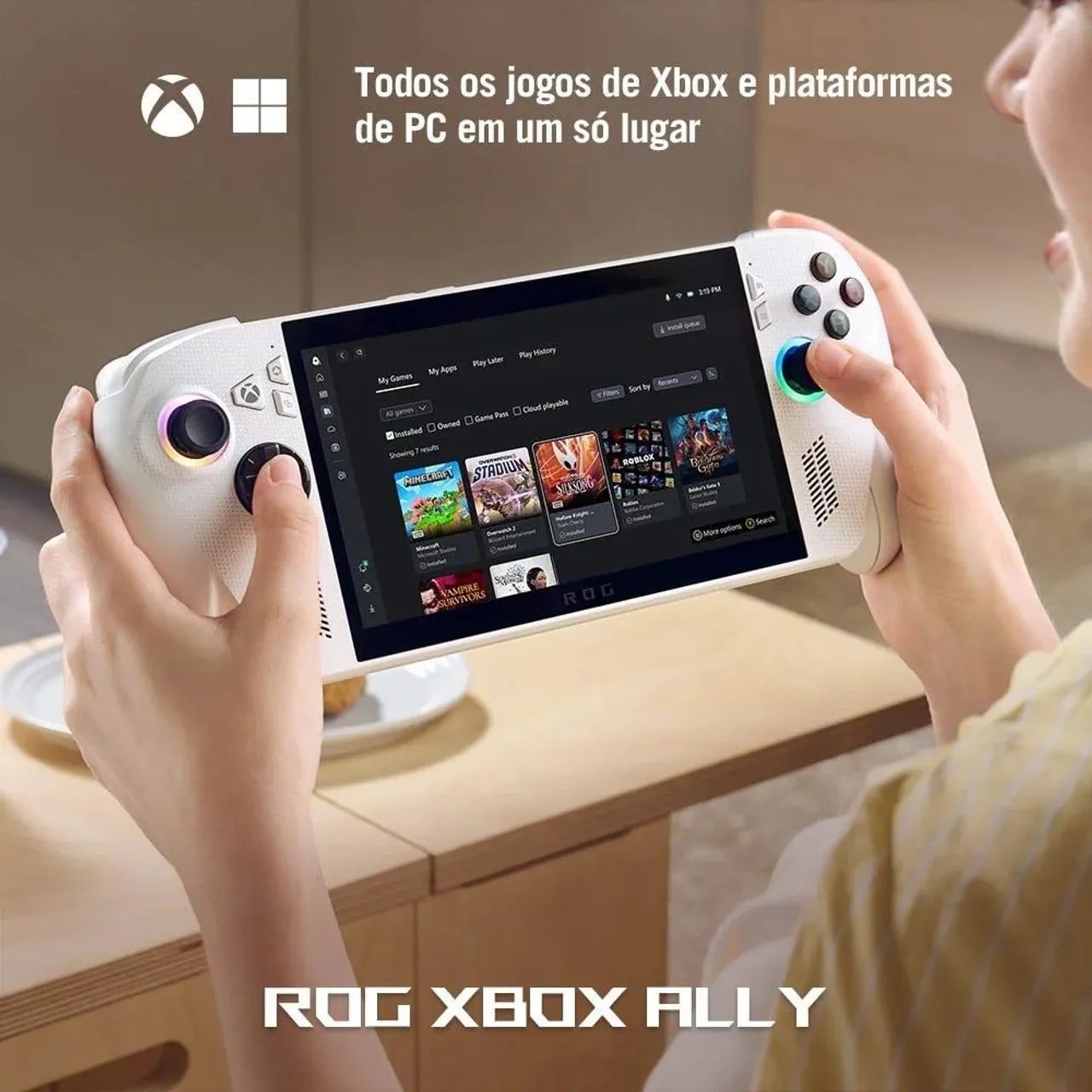 Console Portátil Rog XBOX Ally Amd Z2 A 512 SSD 16 Gb Ram Tela 7 ...