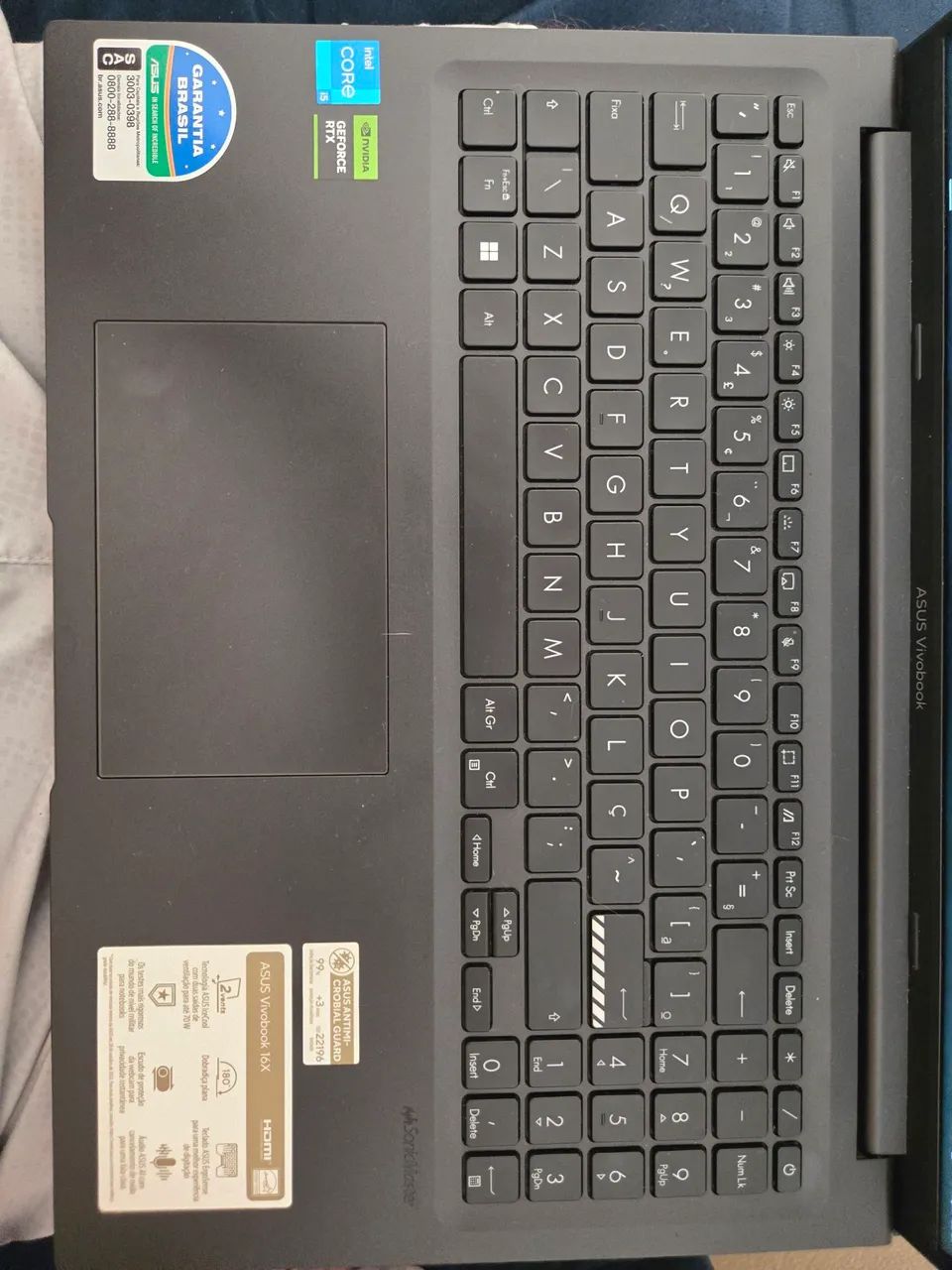 Notebook ASUS VIVOBOOK 16X, Processador i5 12500H 512 GB SSD, 16 GB RAM ...