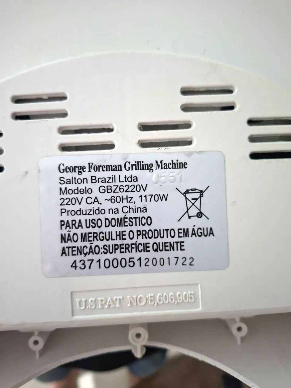 Grill George Foremam Jumbo - Utensílios Para Cozinha - Jangurussu ...