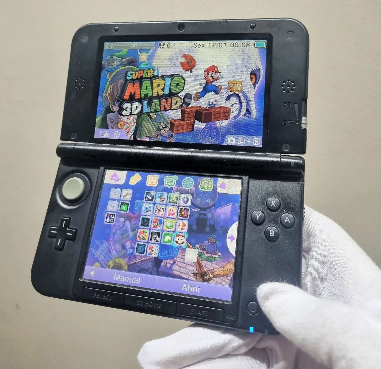 Nintendo 3ds Xl Red Destravado 64 GB- 10 vezes sem Juros - Consoles de ...