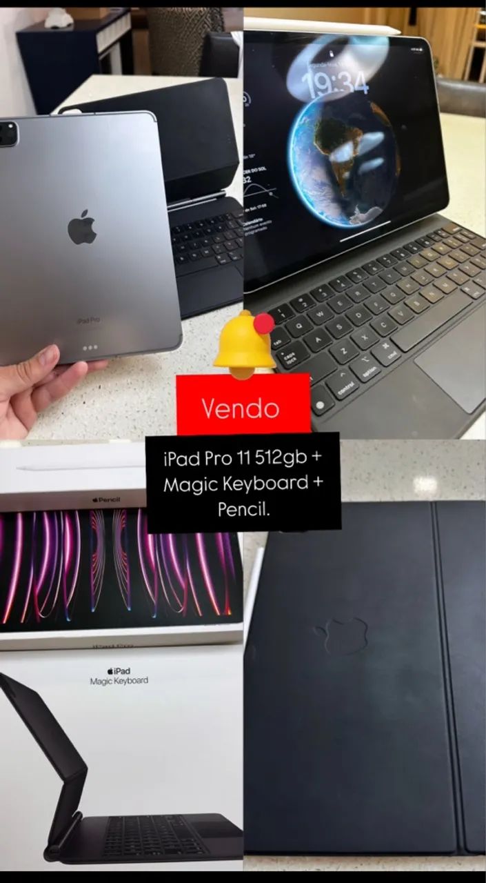 iPad Pro 11 512gb + Magic Keyboard + Appel Pencil - Tablets iPad Pro 11 512gb + Magic Keyboard + Appel Pencil - Tablets