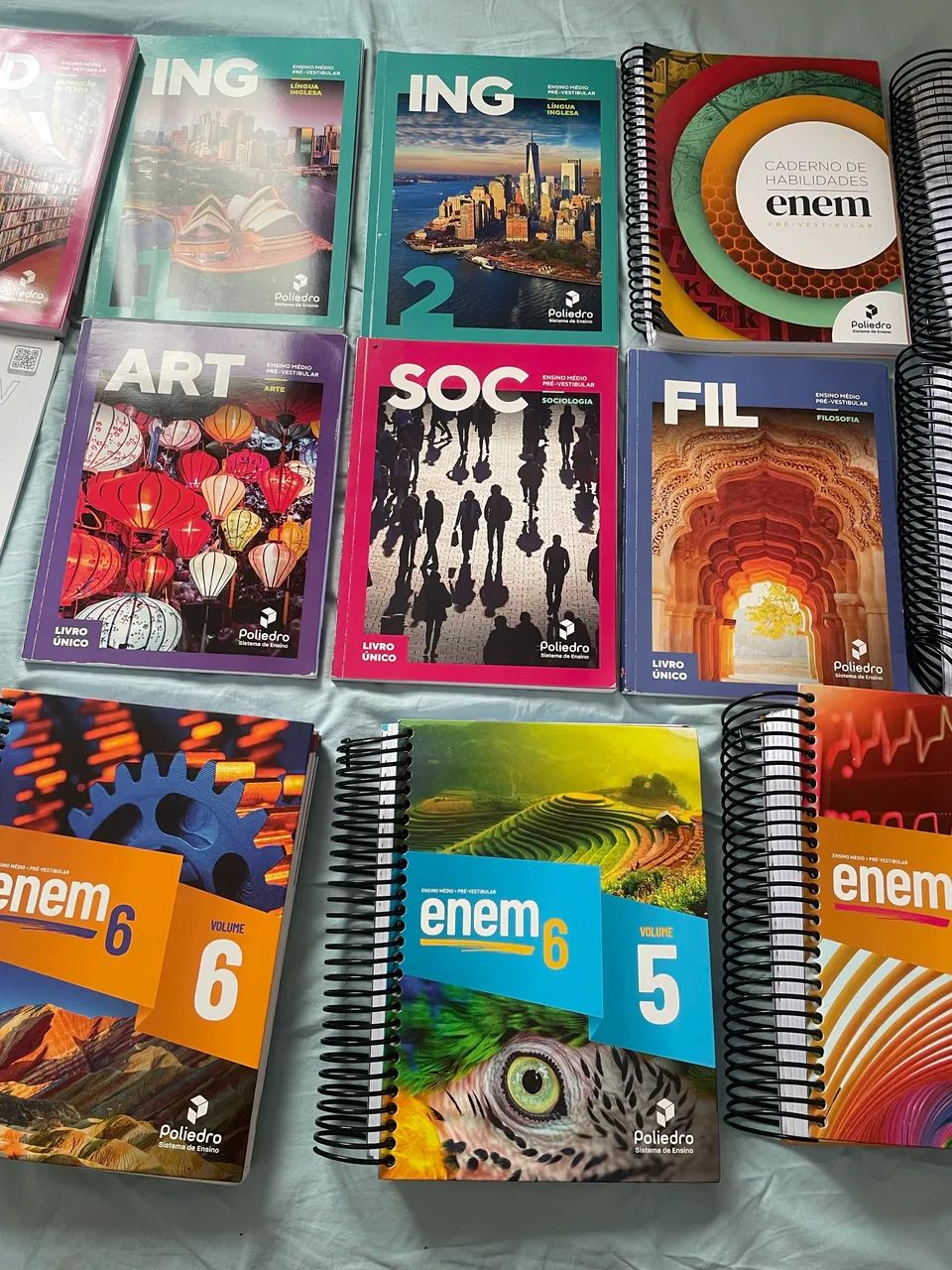 Módulos e Livros Poliedro Terceiro Médio e Material ENEM e FUVEST ...