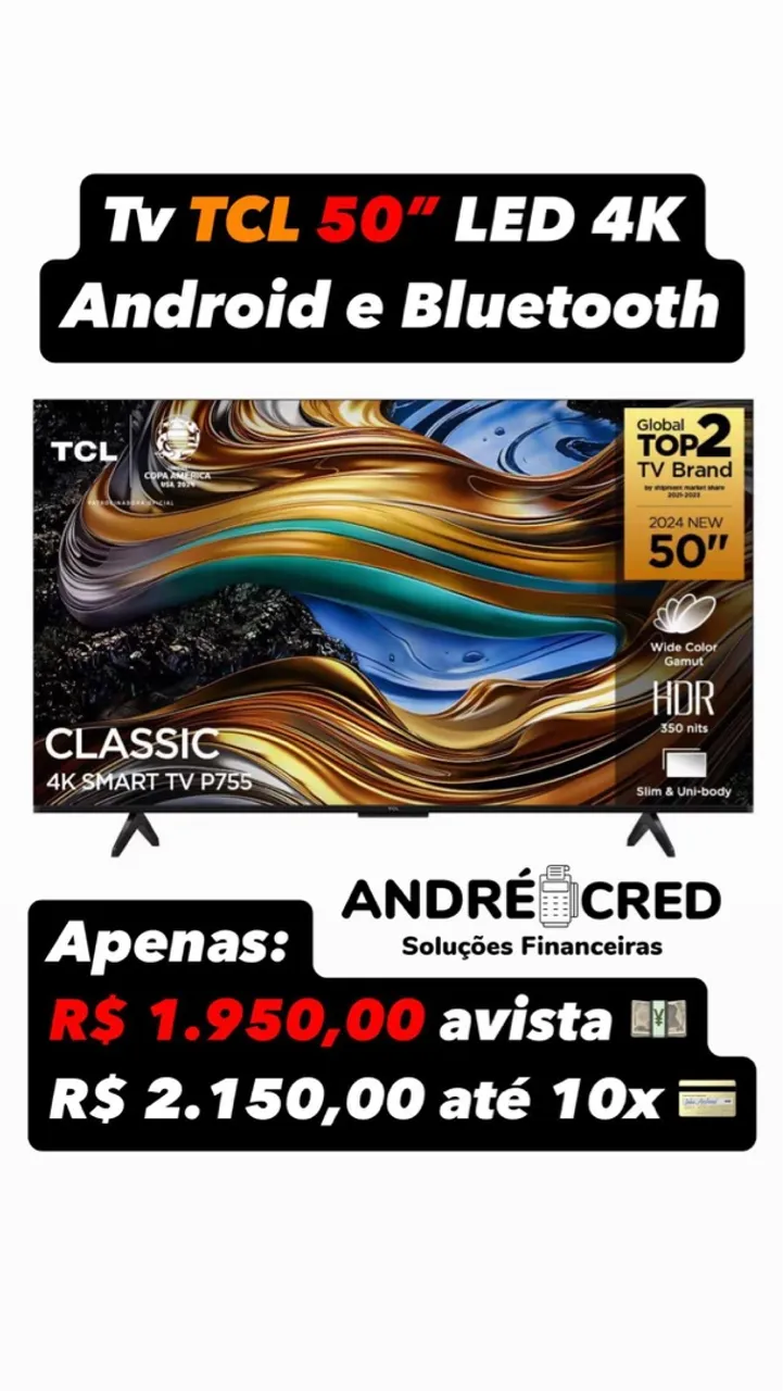 "tv 50 polegadas" - TVs no Brasil