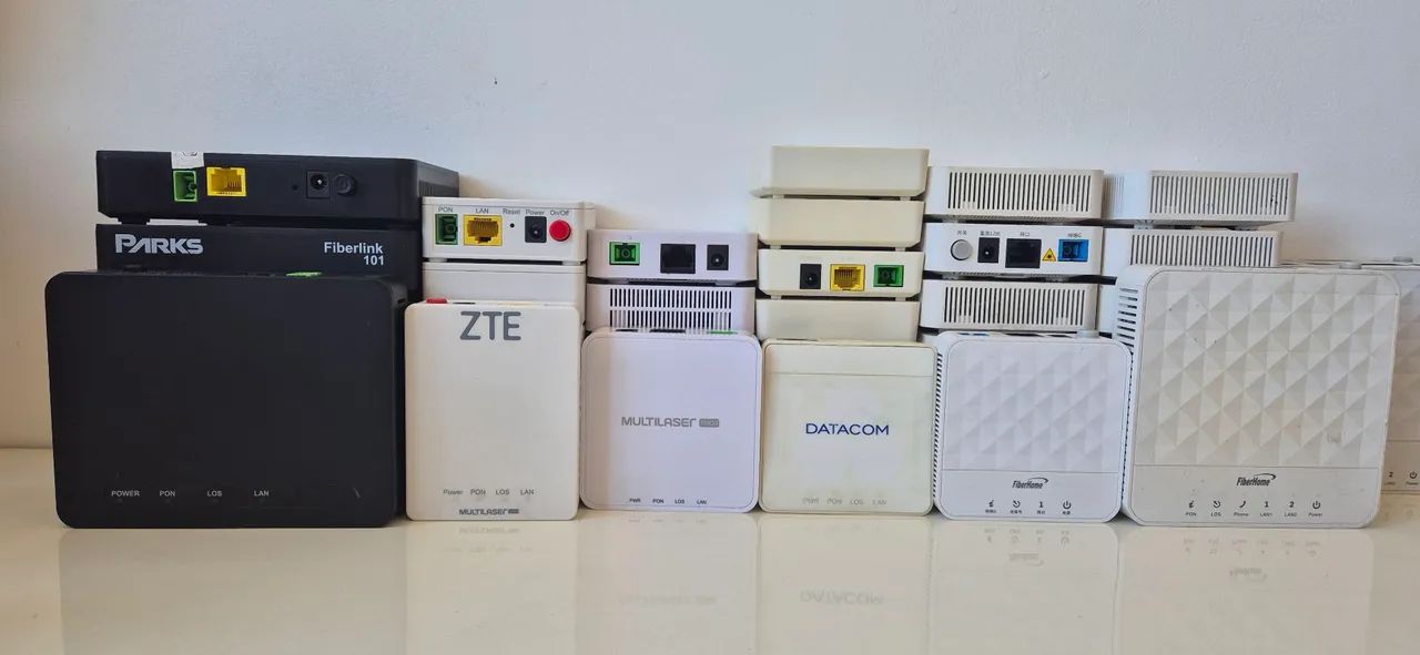 ONU GPON E XPON - fibra óptica - Conectividade e Dispositivos de Rede ...