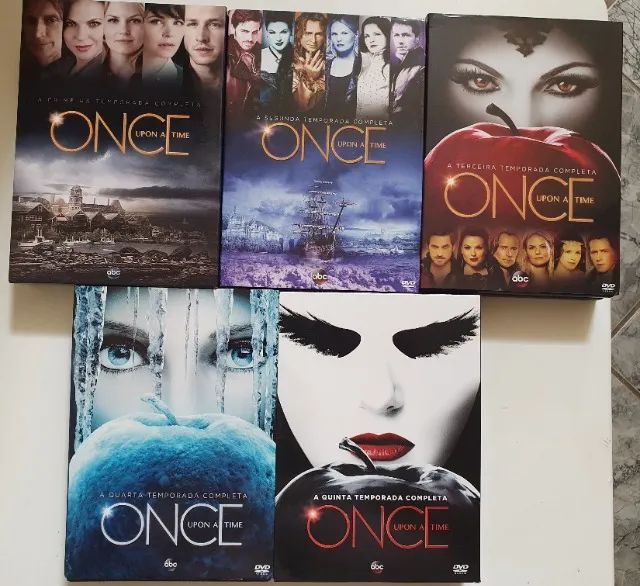 Coleção DVD Box Once upon a Time com 5 temporadas Originais - CDs, DVDs ...