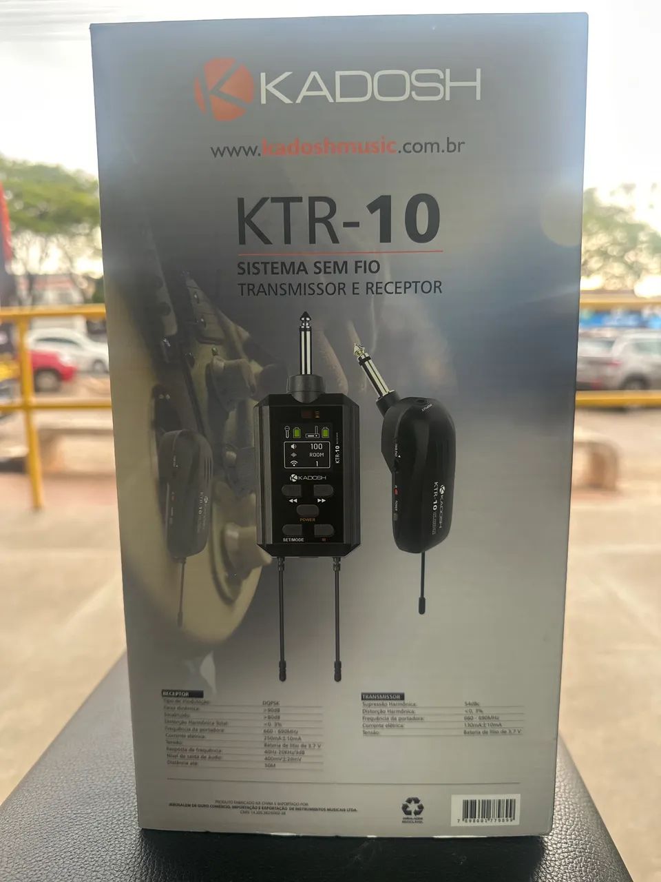 Transmissor de instrumentos Kadosk KTR-10 - Microfones e Gravadores ...