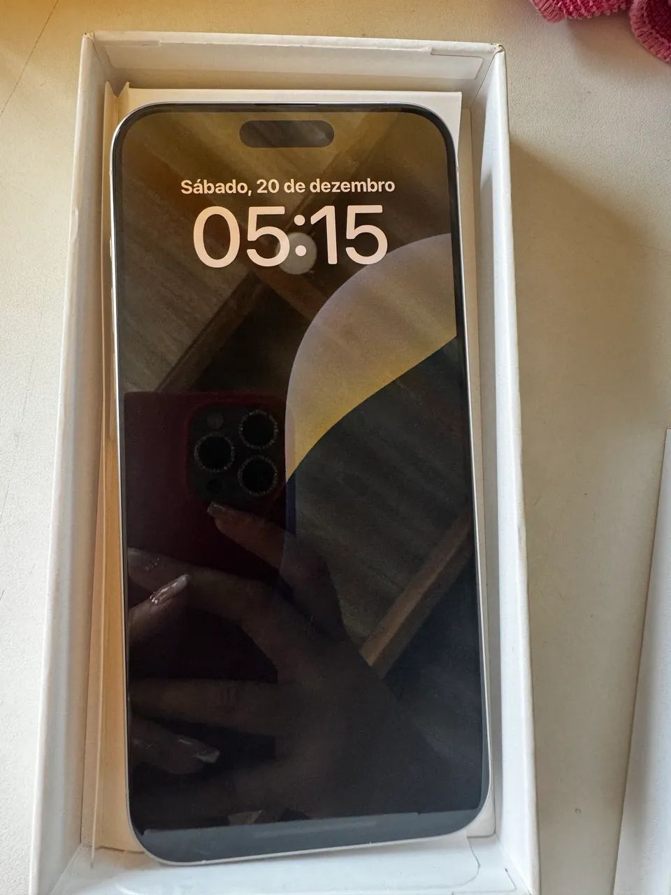 iPhone 15 pro max 256 gigas white titanium - Celulares e Smartphones ...