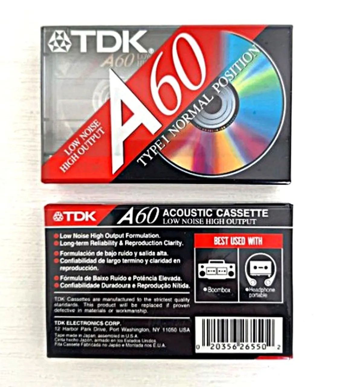 Fita Cassete TDK A60 Type 1 Normal Position Nova Lacrada - CDs, DVDs ...