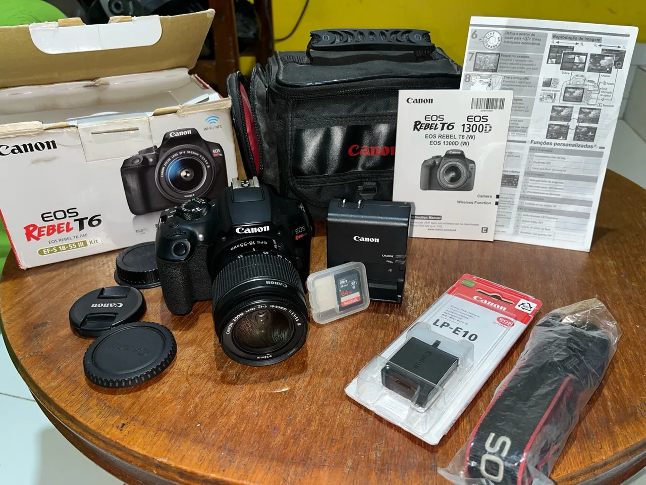 "canon t6" no Brasil