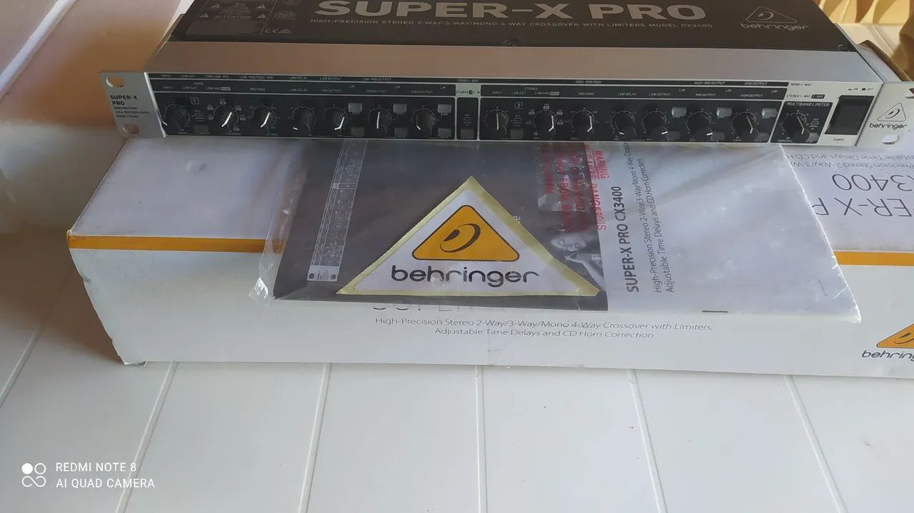 Behringer Super-X Pro CX3400 - Crossover Estéreo 2/3/4 vias ...