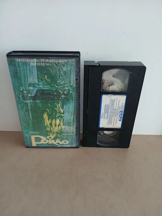 Fita VHS- O Porão - Terror - Raro - DVD, Blu-Ray e Vídeo Cassete ...