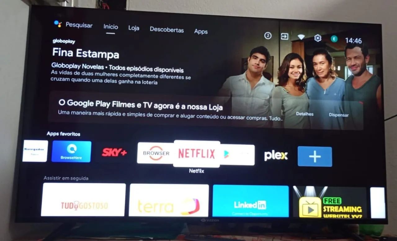 Tv Smart 50 Pl ( Vizzion ) e Ar Condicionado 10 Btus ( Springer ) 1.700 ...