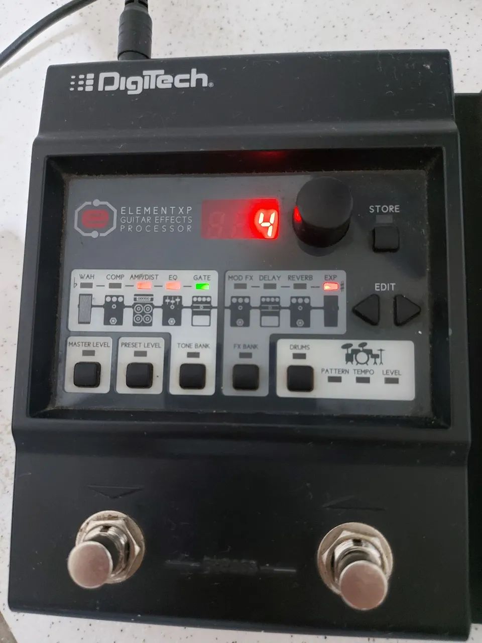 PEDALEIRA DIGITECH ELEMENT XP COM PEDAL DE WHA WHA OU WHAMMY ...